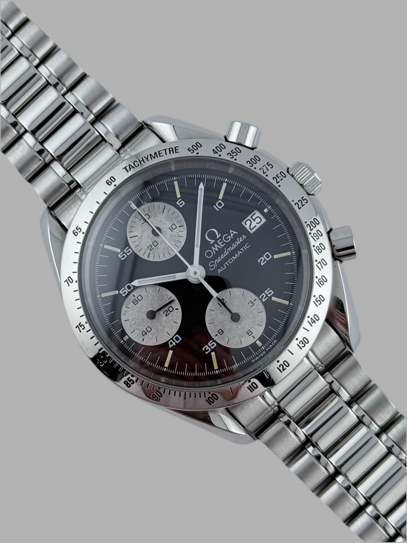 Omega Speedmaster Automatic Date - 175.0043 - Rare Reverse Panda Dial ...