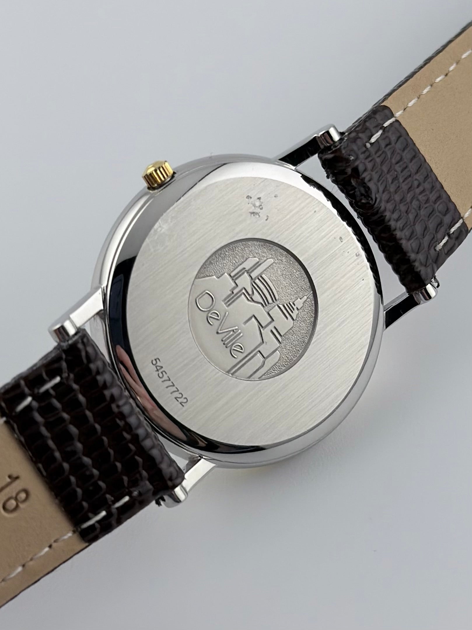 Omega De Ville Quartz - 18ct gold and steel - 196.2432 – The Wrist Watcher