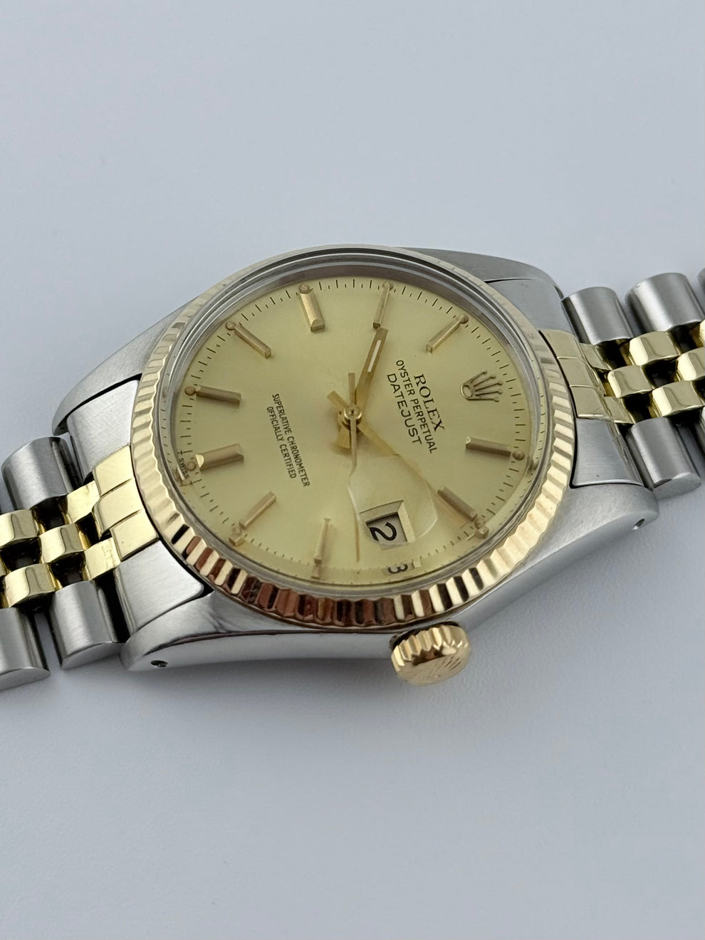Rolex Datejust Oyster Perpetual Two-Tone - 16013 – The Wrist Watcher