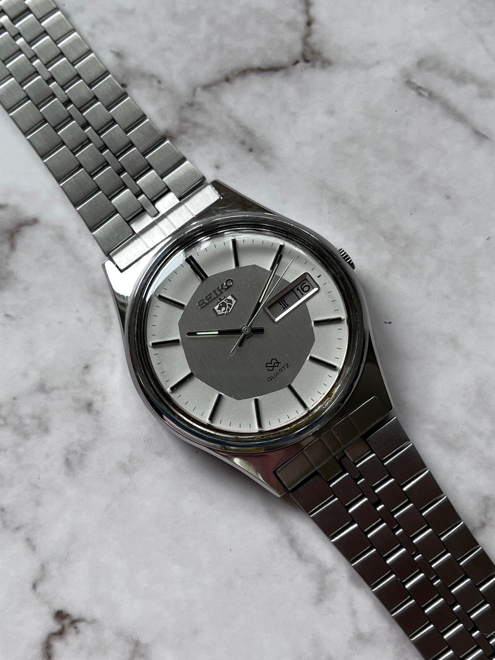 Seiko SQ Quartz 7123-8500 Rare Octagonal Dial – The Wrist Watcher