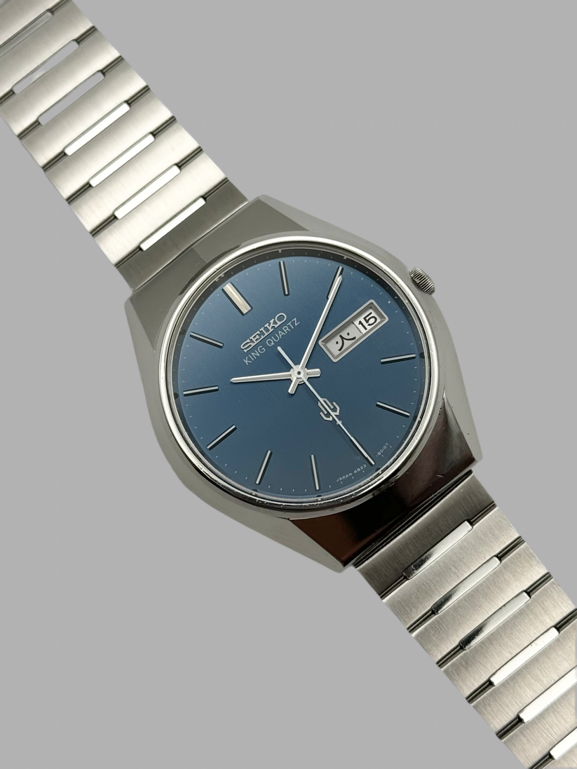 Seiko King Quartz JDM Japanese Day-Date 4823-8010 – The Wrist Watcher